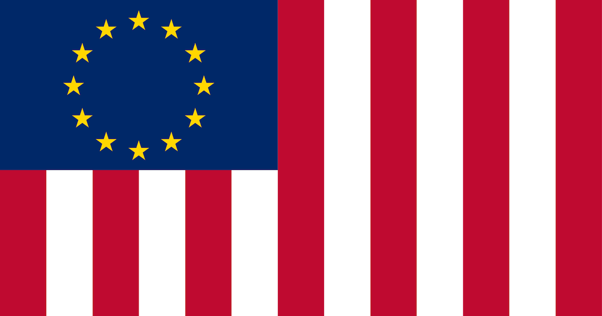 File:Flag of the United Colonies of the United States of America in ...